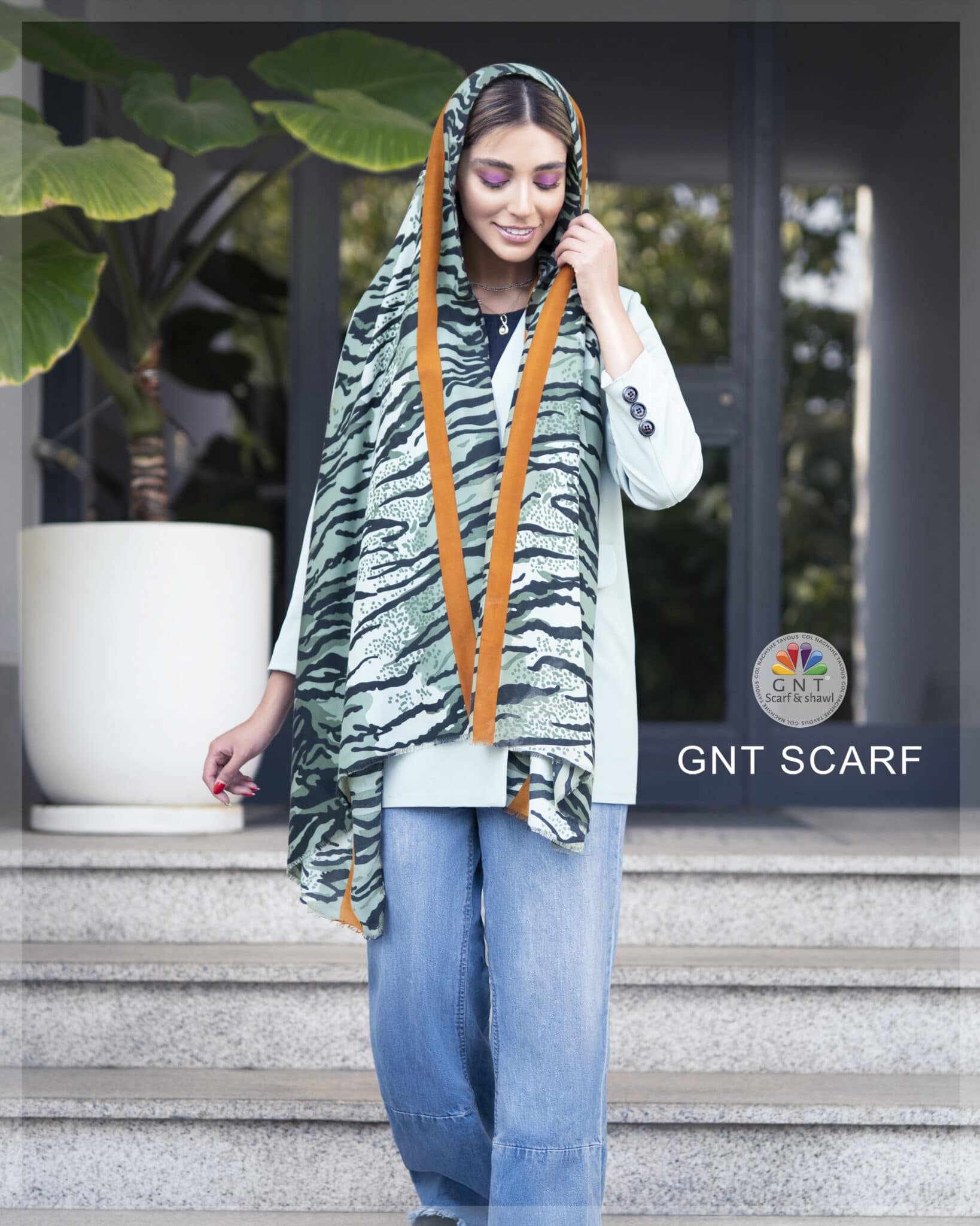 شال نخی بهاره ۲۲۸ - شرکت نساجی گل نقش طاووس