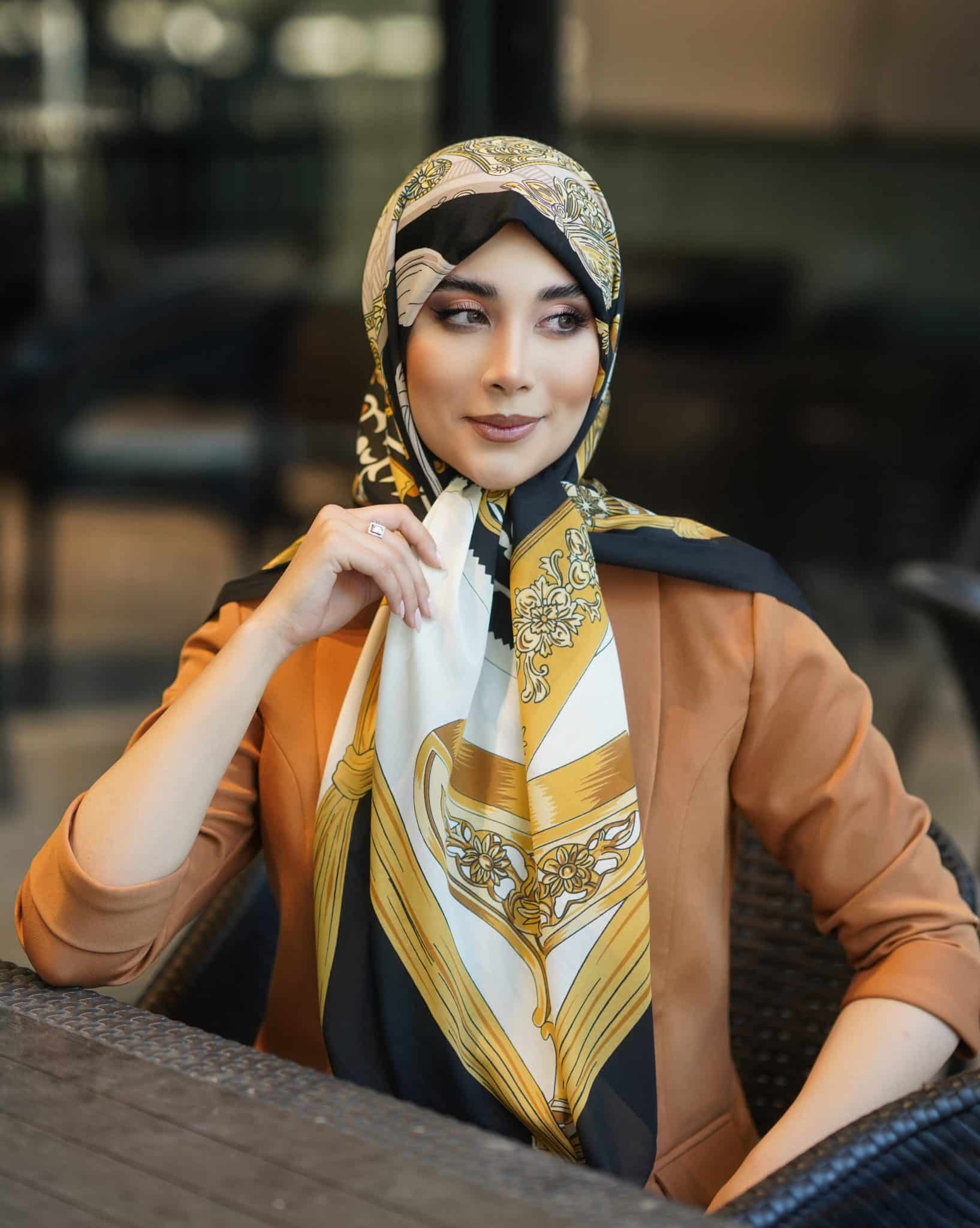 روسری وال ترک ۸۶۹ - شرکت نساجی گل نقش طاووس